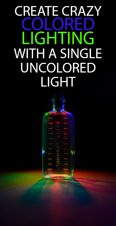 Create crazy colored lighting with a single uncolored light | Discover ...